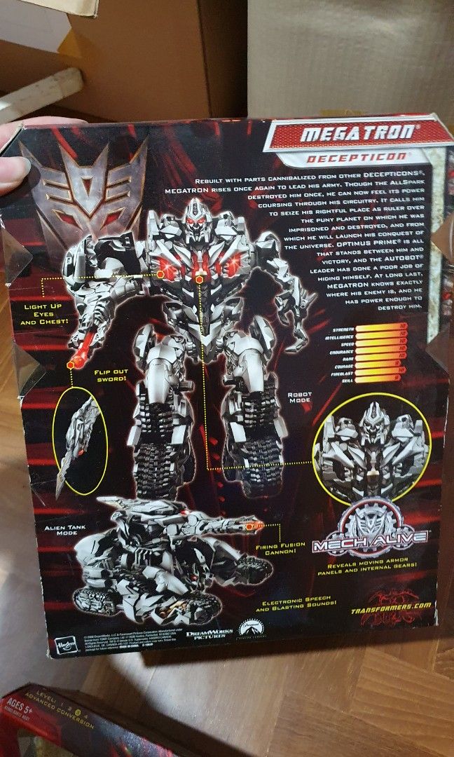 Transformers ROTF Bumblebee Megatron Ratchet Fallen Jetfire BNIB ...