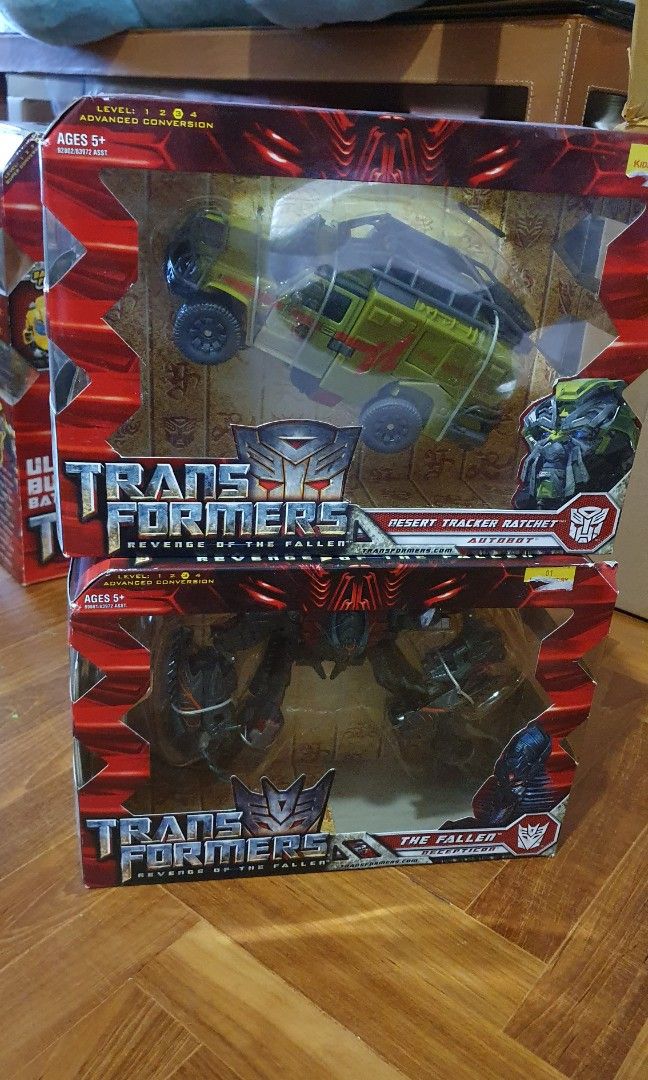 Transformers ROTF Bumblebee Megatron Ratchet Fallen Jetfire BNIB ...