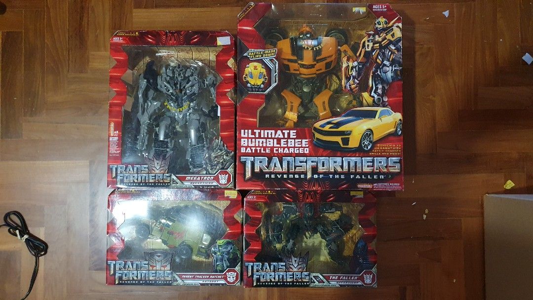 Transformers ROTF Bumblebee Megatron Ratchet Fallen Jetfire BNIB ...
