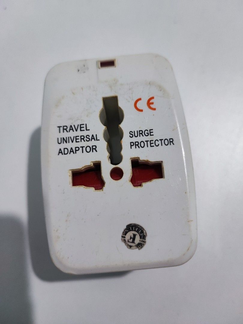 Travel universal adapter with surge protection, Computers & Tech, Parts ...