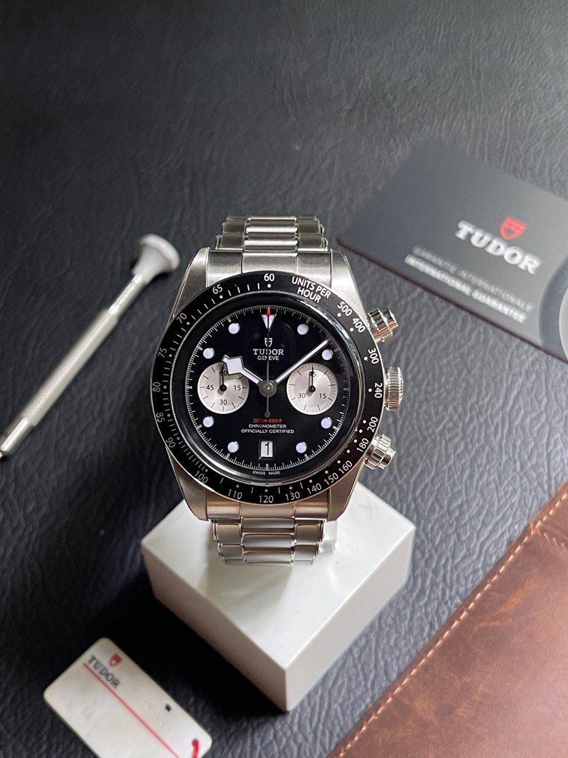 Tudor chrono 79360 reverse panda, Luxury, Watches on Carousell