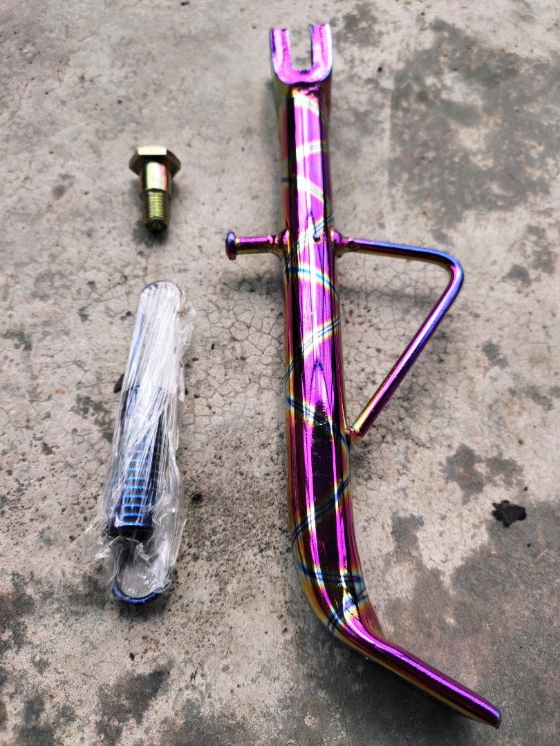 universal side stand titanium x, Motorcycles, Motorcycle Accessories on ...