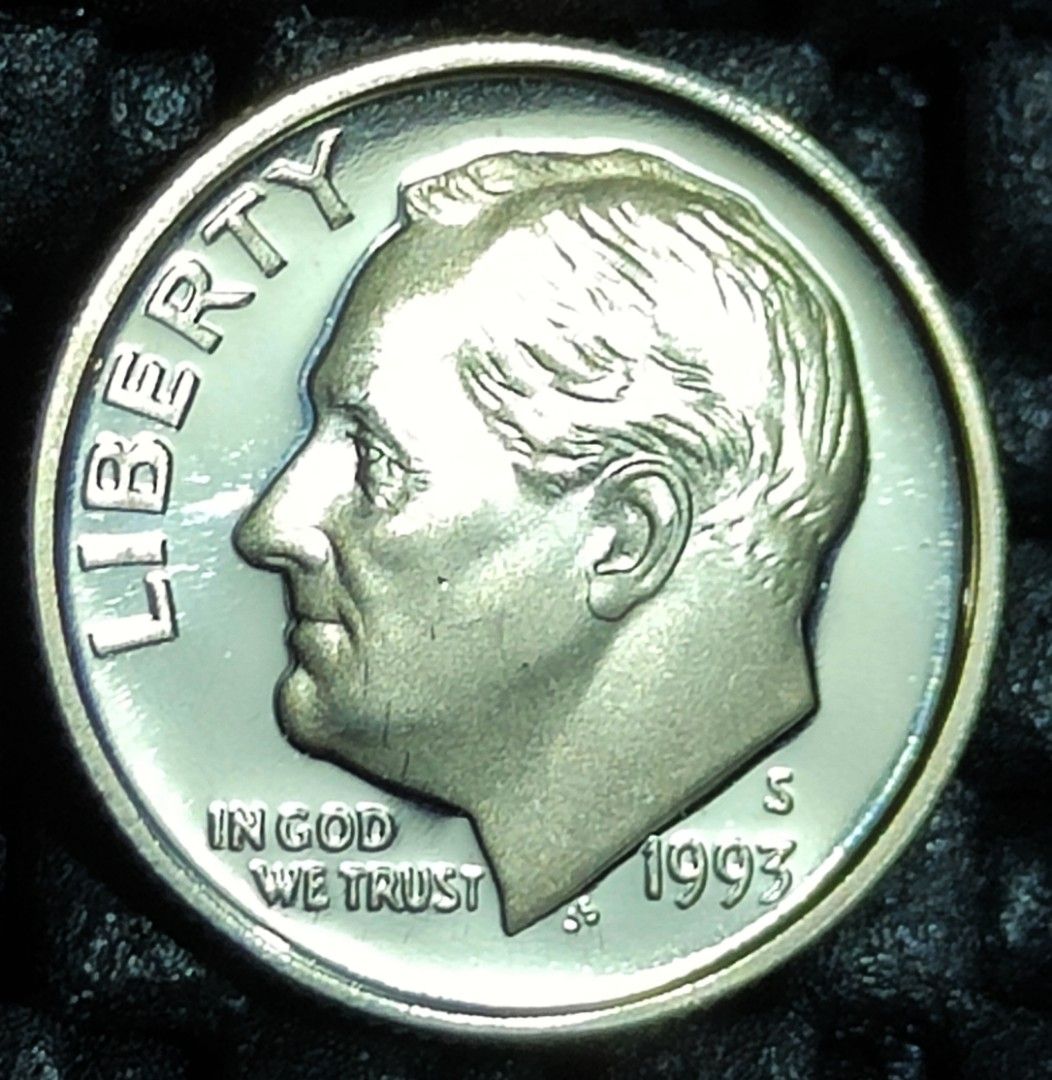 US Proof Coin 1993s Roosevelt Dime UNC (1), Hobbies & Toys, Memorabilia ...