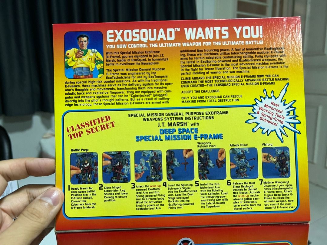 Very Rare EXO Squad JT Marsh with Deep Space SM E-Frame (BOX) NEW Set Complete Collection ...
