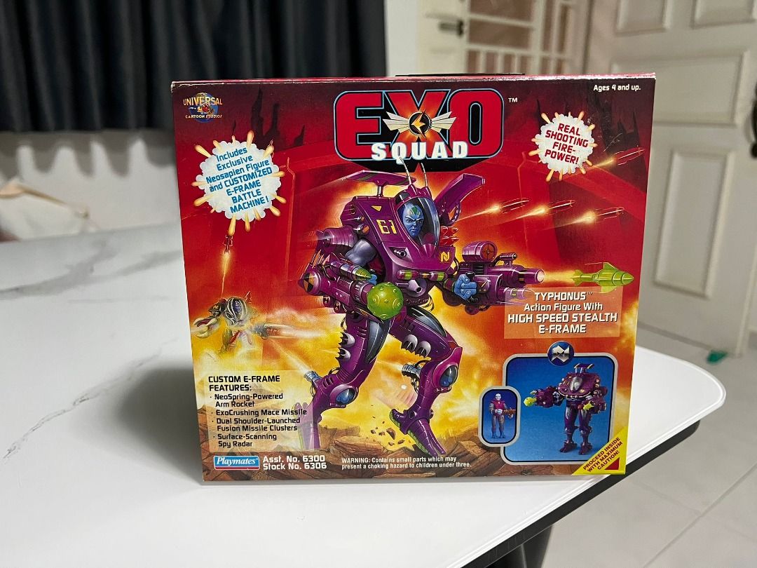 Very Rare EXO Squad Typhonus + High Speed Stealth E-Frame (BOX) NEW Set ...
