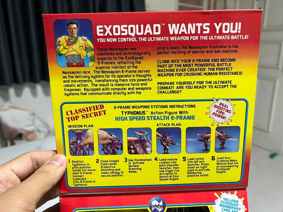 Very Rare EXO Squad Typhonus + High Speed Stealth E-Frame (BOX) NEW Set ...