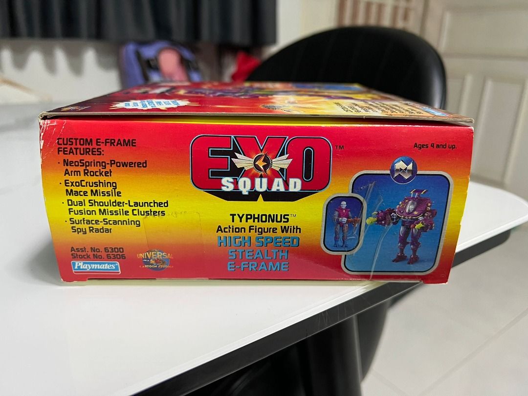 Very Rare EXO Squad Typhonus + High Speed Stealth E-Frame (BOX) NEW Set ...