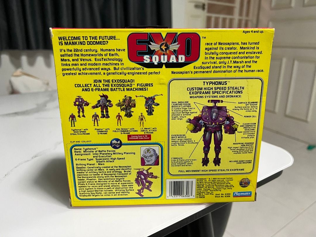 Very Rare EXO Squad Typhonus + High Speed Stealth E-Frame (BOX) NEW Set ...