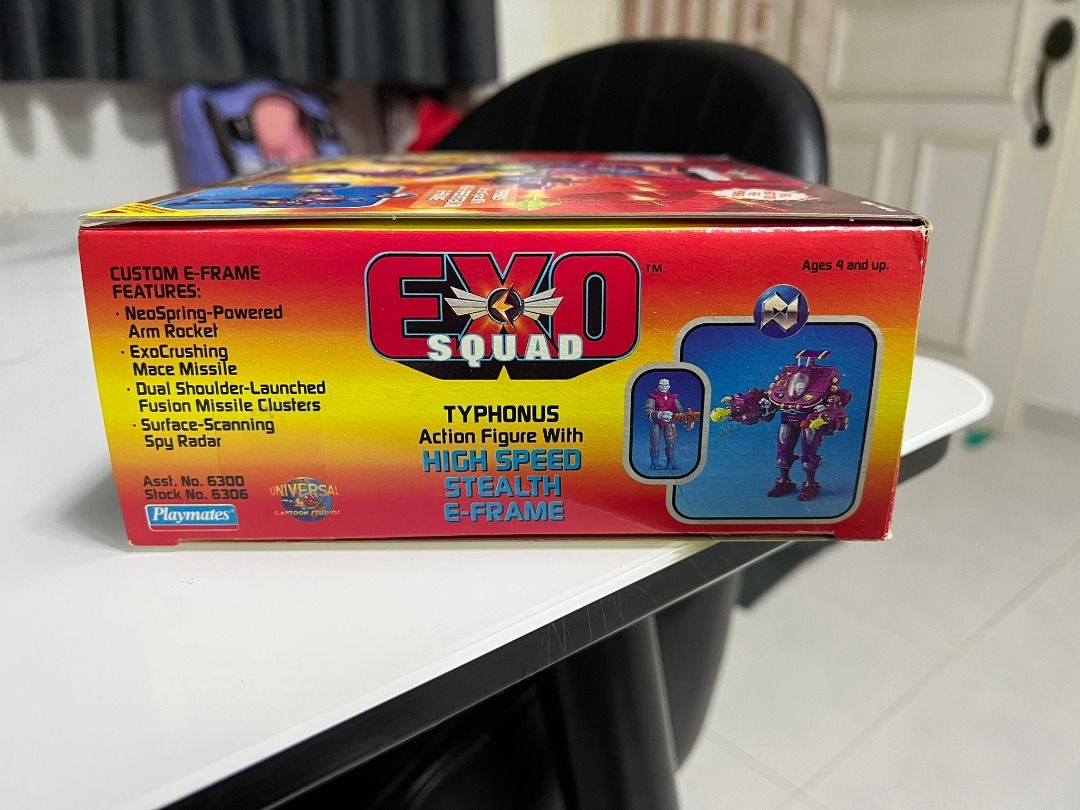 Very Rare EXO Squad Typhonus + High Speed Stealth E-Frame (BOX) NEW Set ...