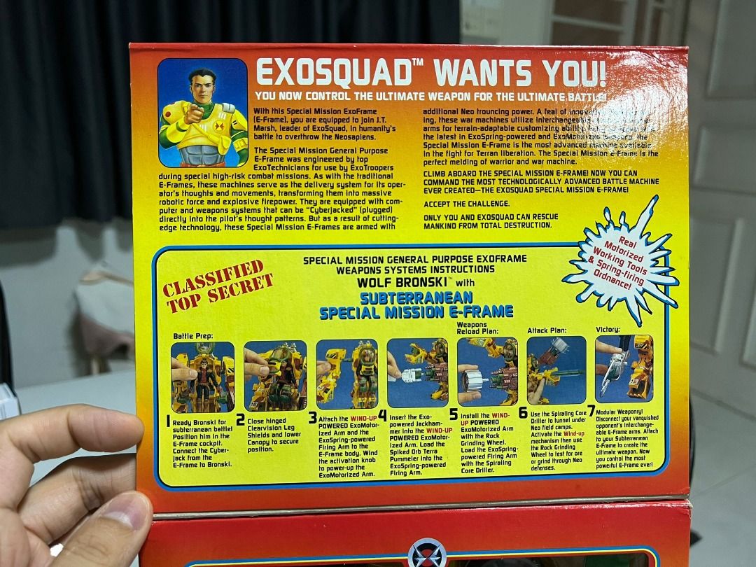 Very Rare EXO Squad Wolf Bronski with Subterranean SMi E-Frame (BOX ...