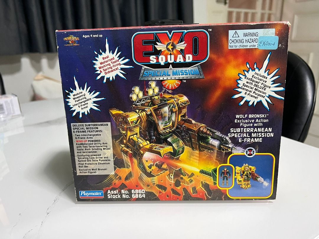 Very Rare EXO Squad Wolf Bronski with Subterranean SMi E-Frame (BOX) NEW Set Complete Collection ...