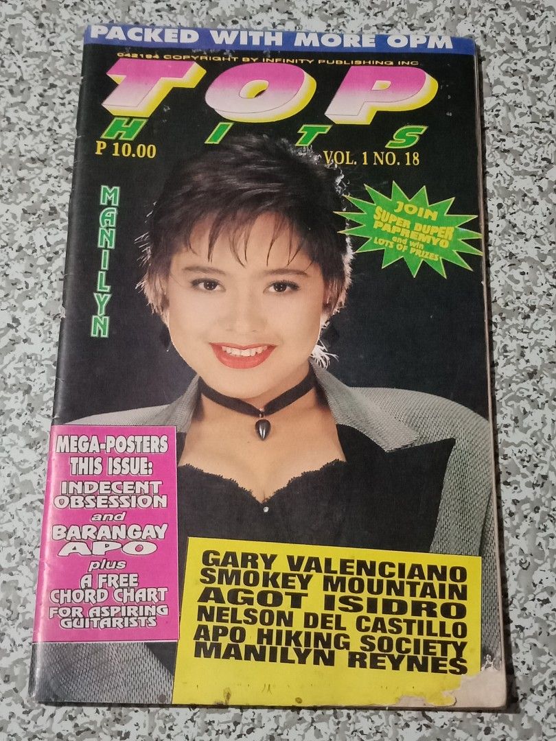 VINTAGE 1994 TOP HITS SONGHITS ( WITH ERASERHEADS PINUP ), Hobbies ...