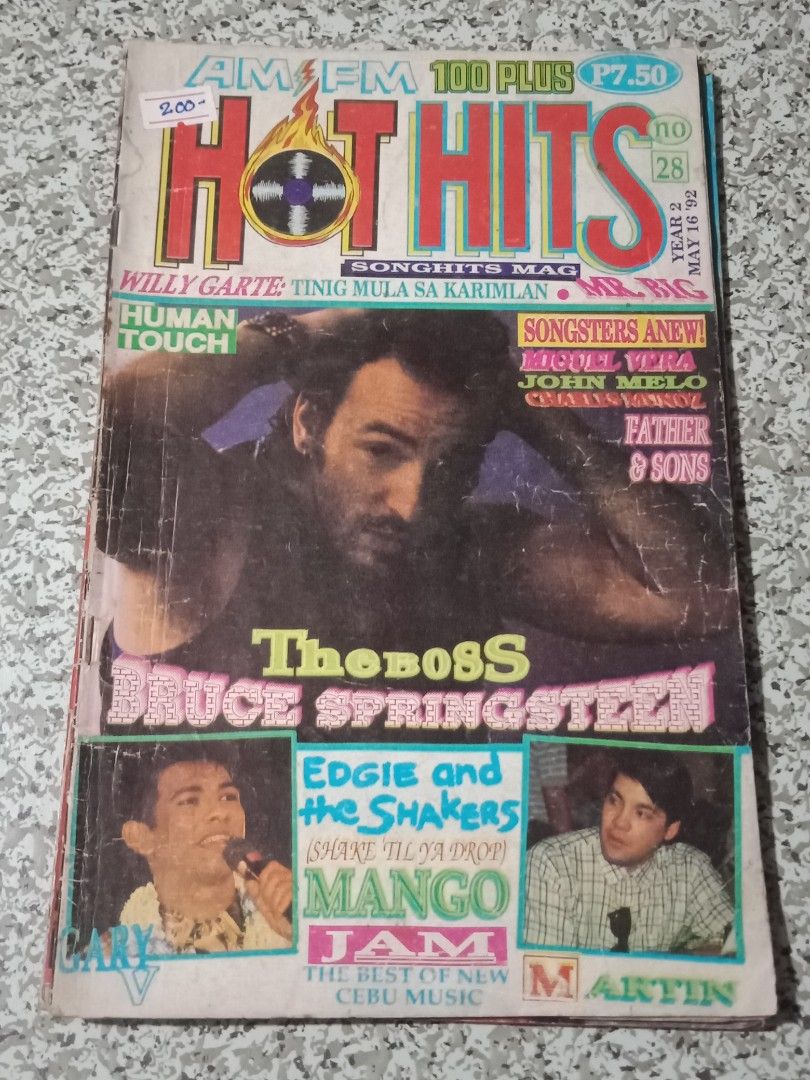 VINTAGE 90'S HOT HITS SONGHITS MAGAZINE, Hobbies & Toys, Books ...