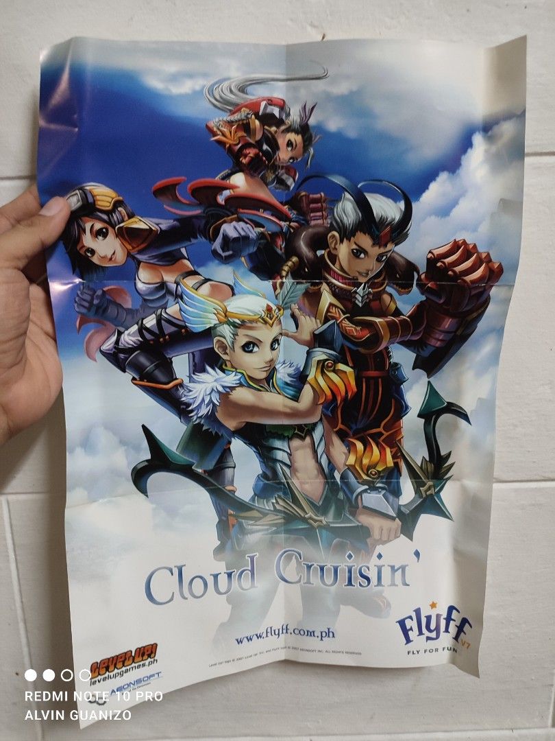 vintage Flyff installer with poster, Hobbies & Toys, Memorabilia ...