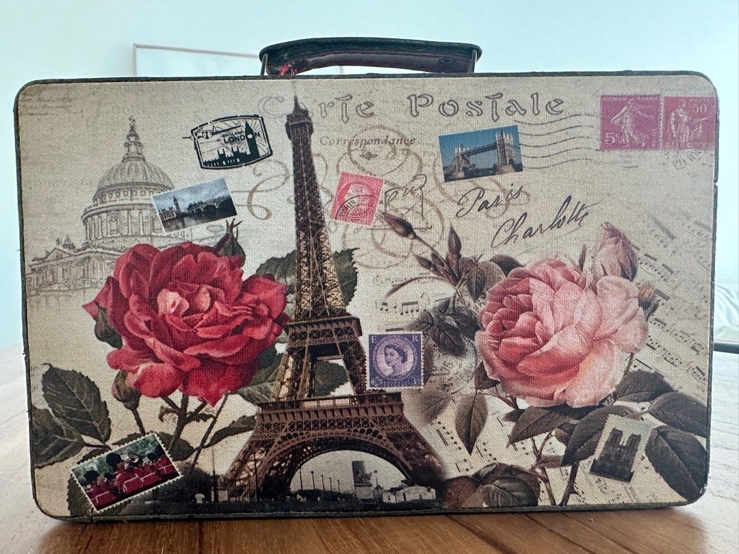 Vintage Paris Storage box, Furniture & Home Living, Home Decor, Other ...