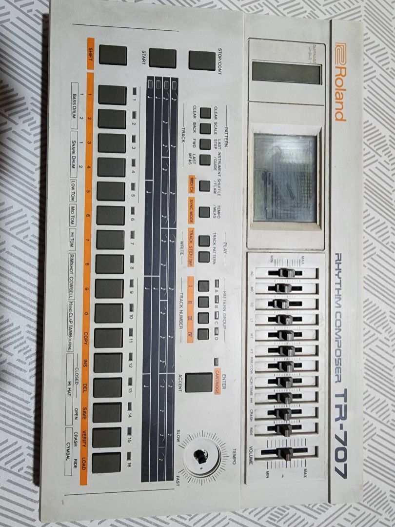 Vintage Roland TR-707 Rhythm Composer Drum Machine, Hobbies & Toys ...