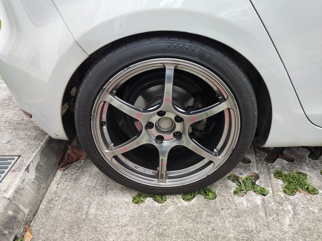 Vw volks racing rg2 rims, Car Accessories, Accessories on Carousell