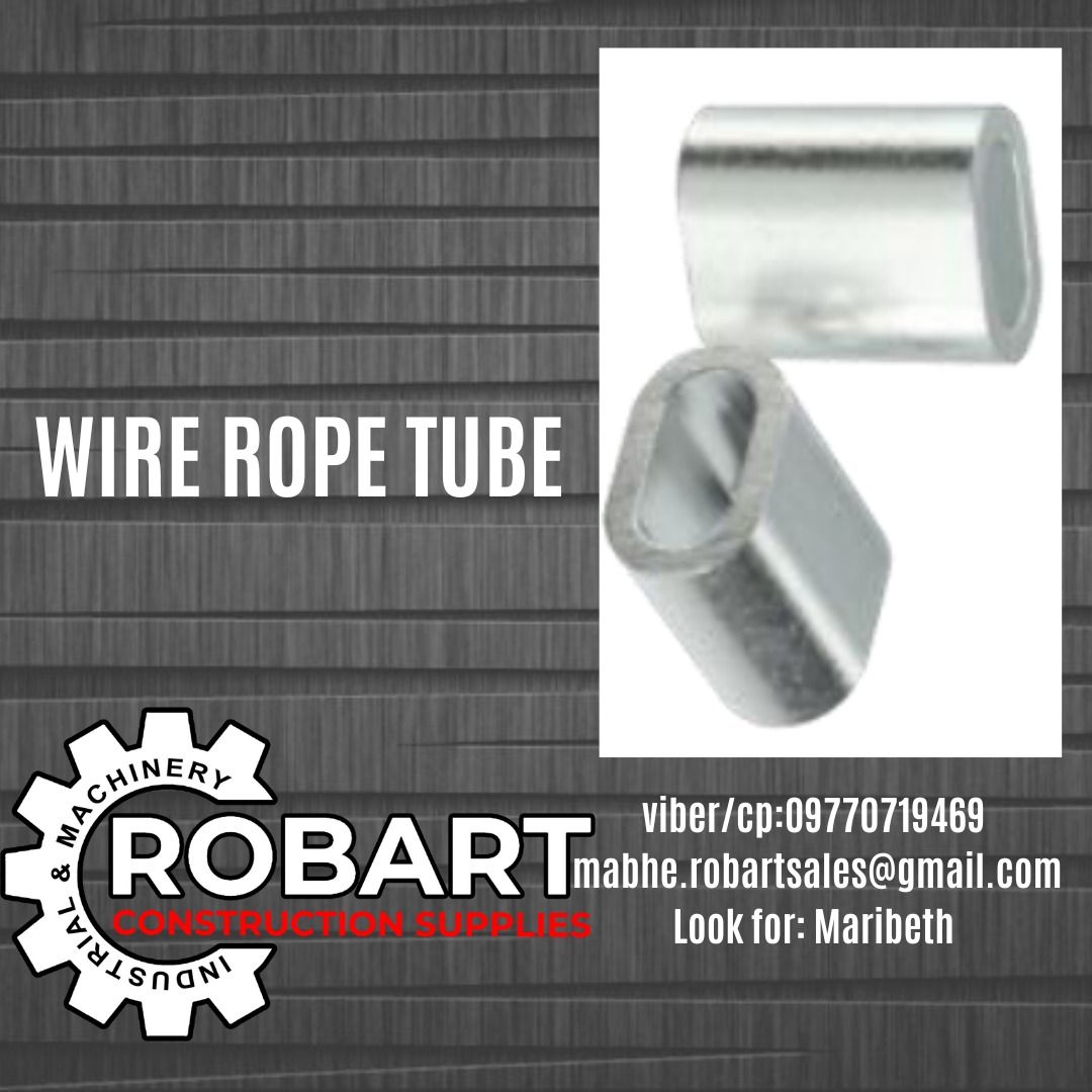 WIRE ROPE TUBE, Commercial & Industrial, Construction Tools & Equipment ...