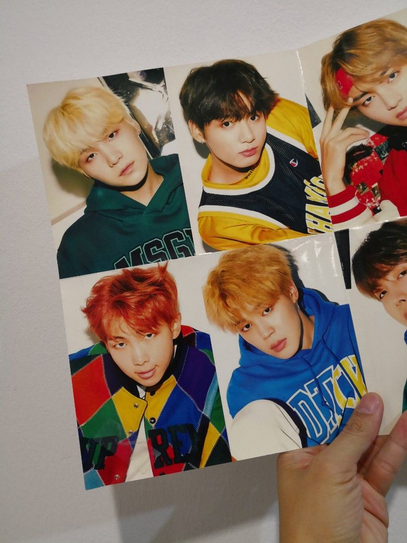 WTS Rare BTS Bangtan Boys Army Thick Glossy Poster 30cm x 42cm Colorful ...