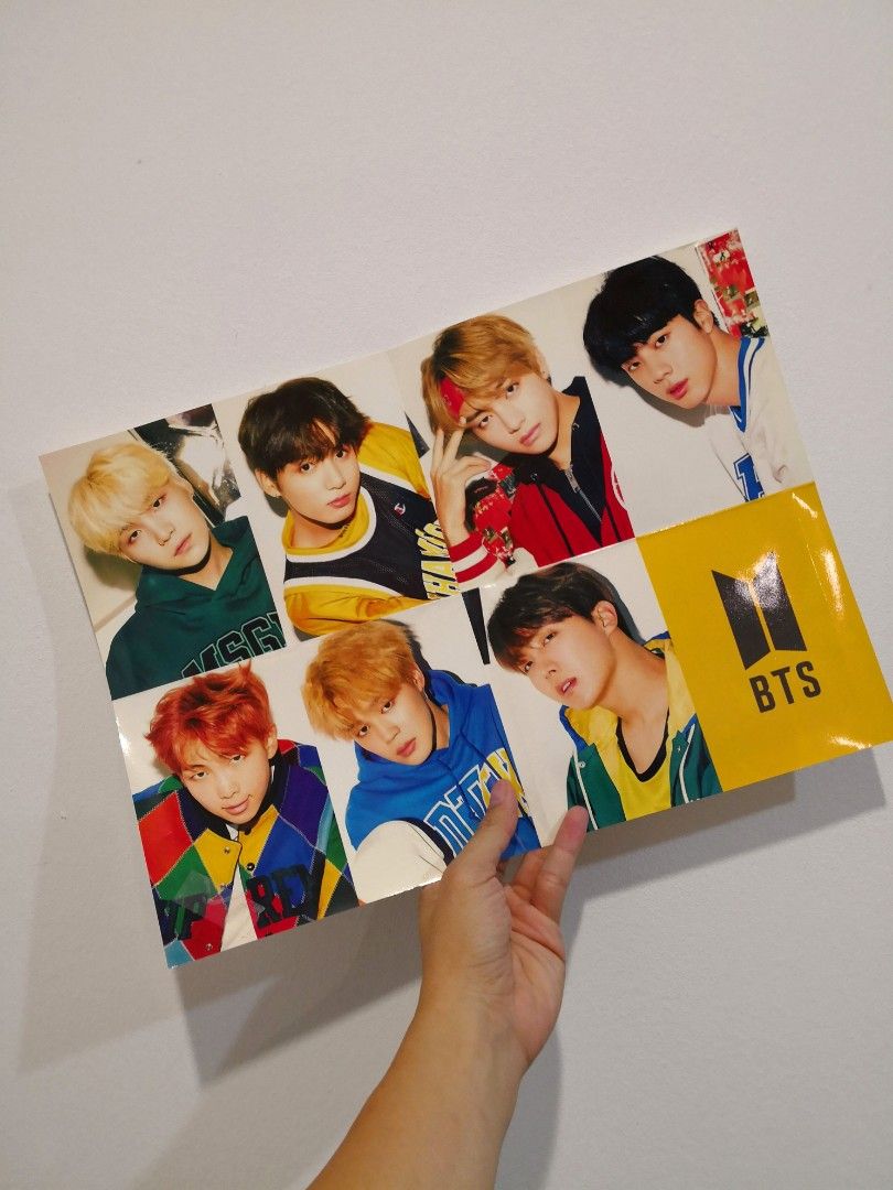 WTS Rare BTS Bangtan Boys Army Thick Glossy Poster 30cm x 42cm Colorful ...