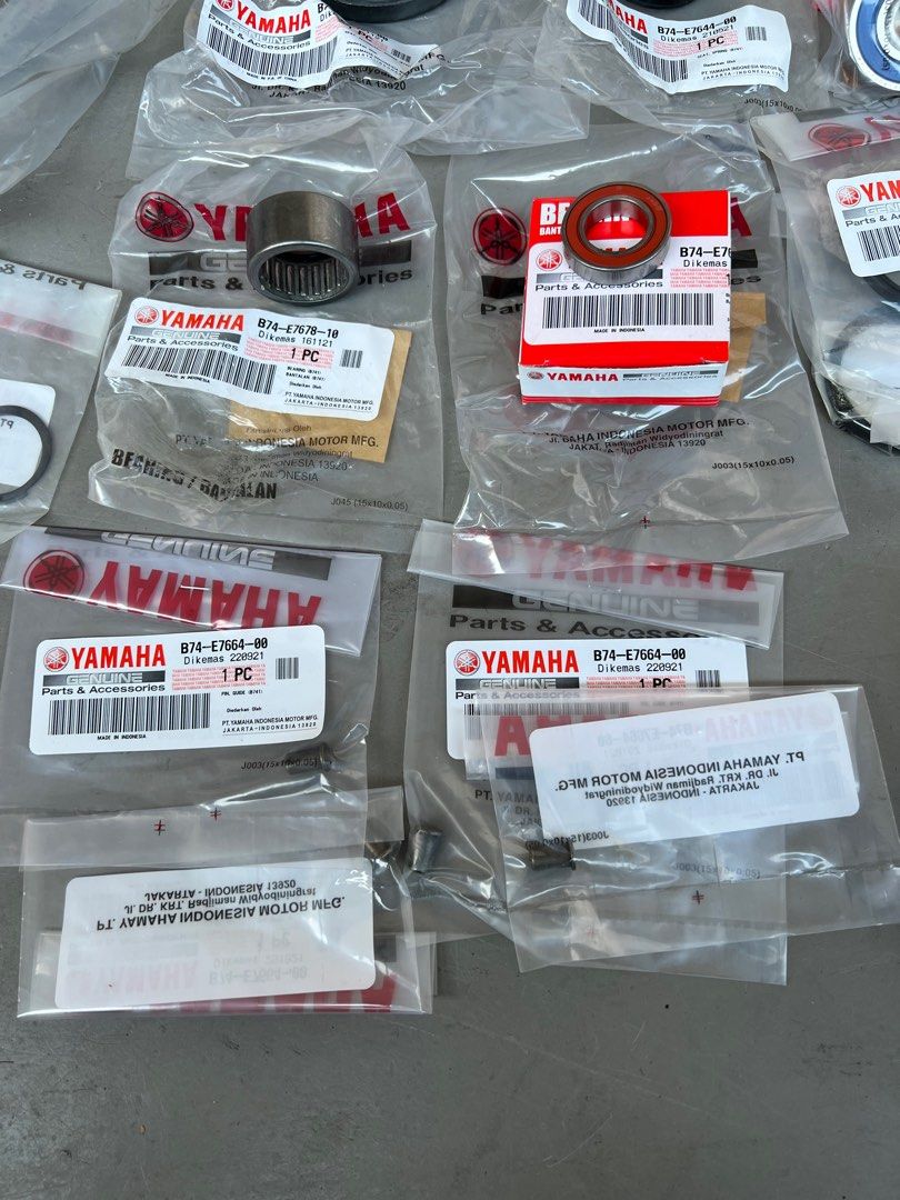 Xmax original Yamaha CVT SET, Motorcycles, Motorcycle Accessories on ...