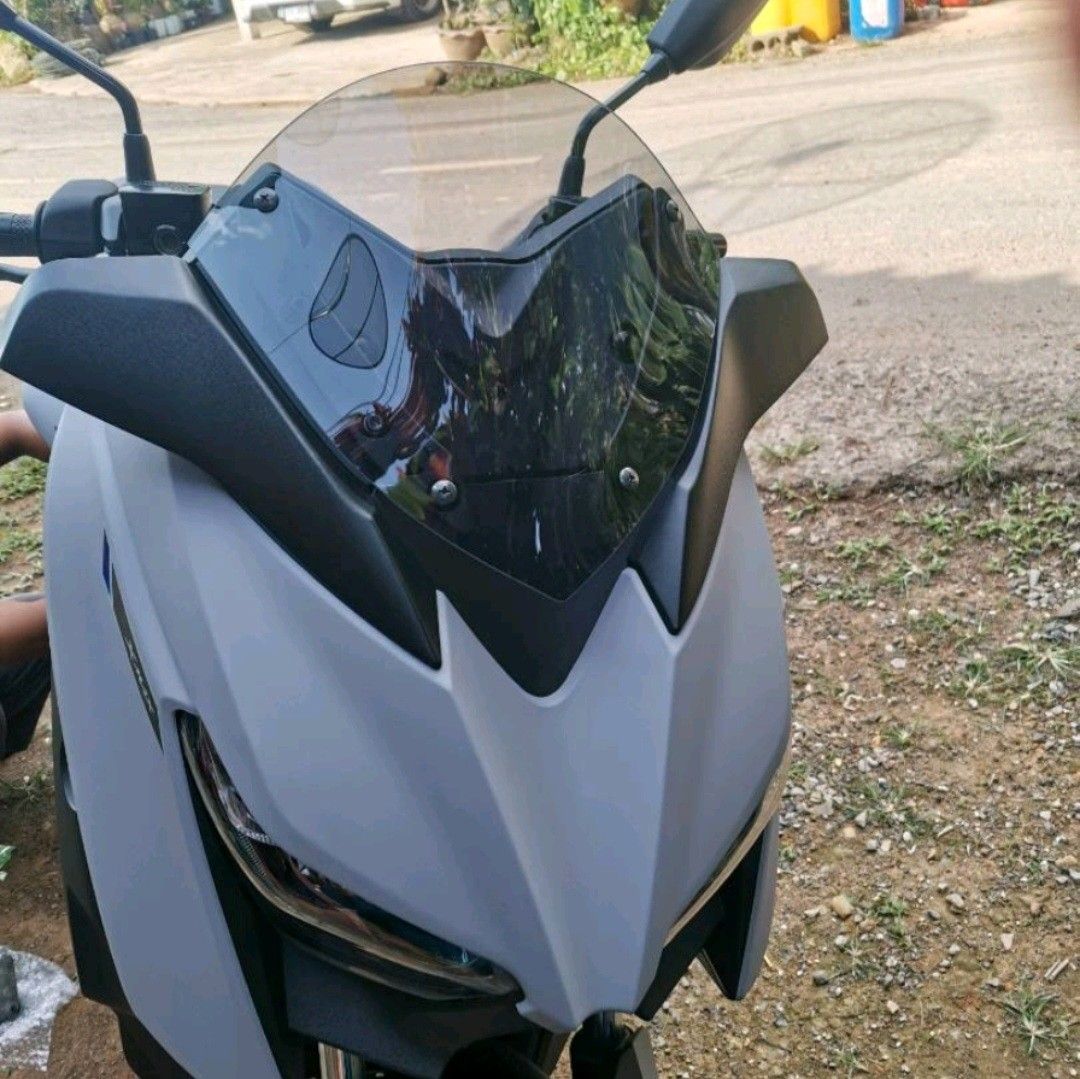 Xmax Windshield - Black, Smoke, Motorcycles, Motorcycle Accessories on ...