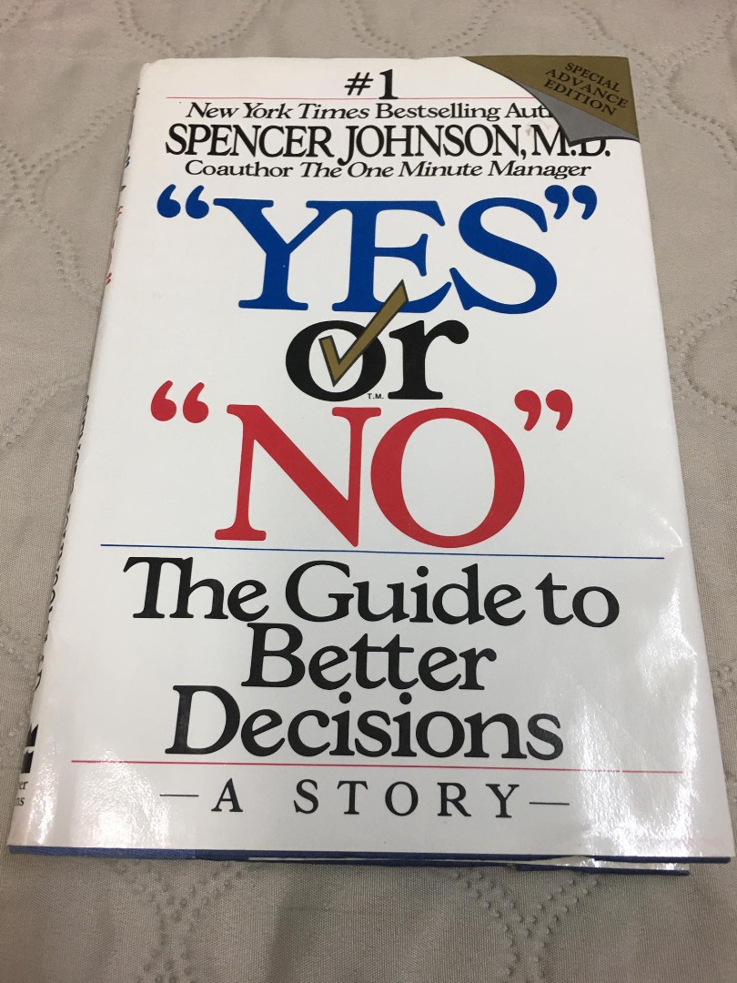 Yes or No The Guide to Better Decisions, Hobbies & Toys, Books ...
