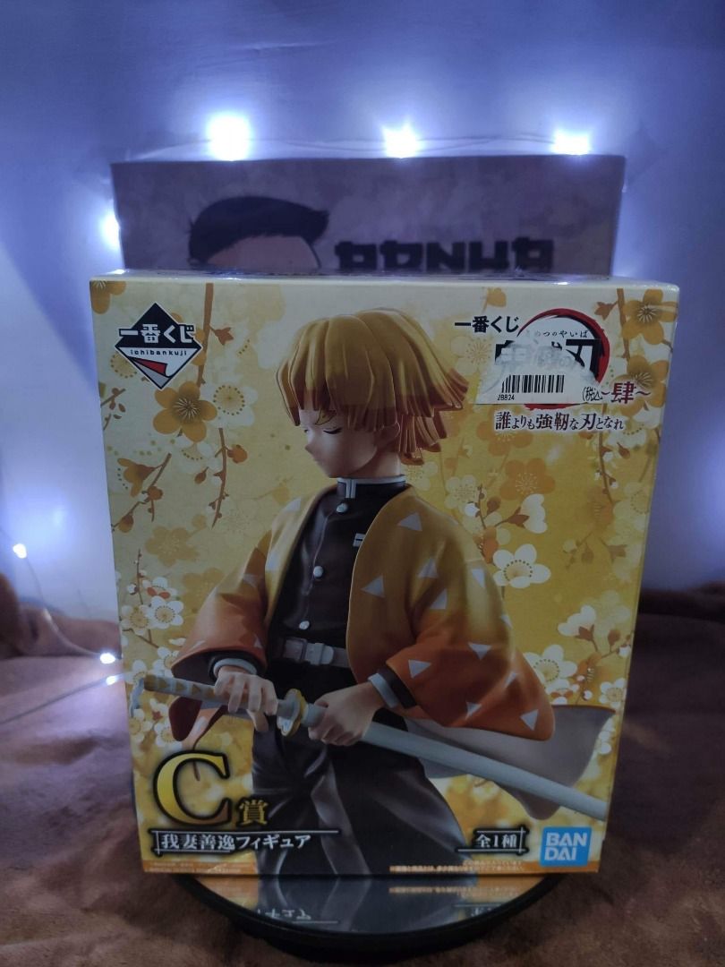 Zenitsu Agatsuma No 4 Ichiban Kuji C BANDAI - Demon Slayer figure ...
