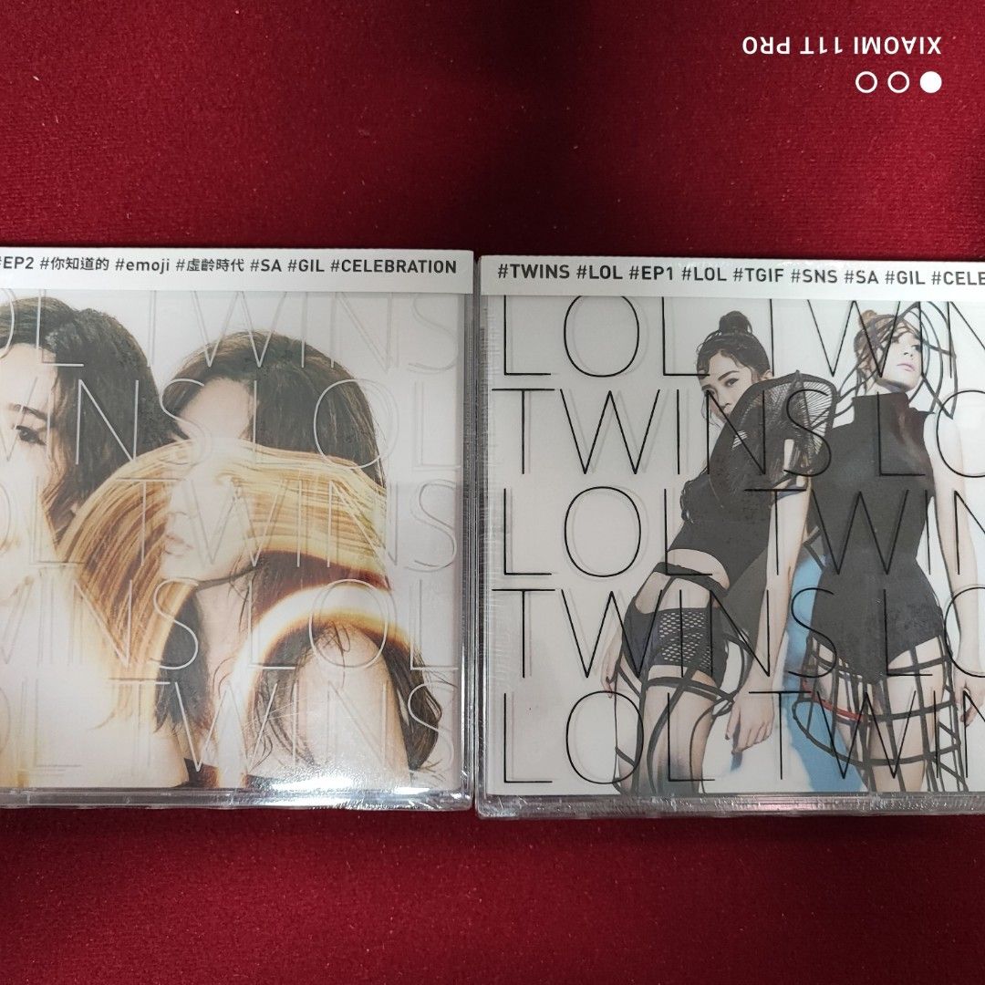 100％new TWINS LOL EP1 + EP2 專輯 cd (共兩隻)/ 2015年 英皇娛樂＃罕有全新未開, 興趣及遊戲, 音樂 ...