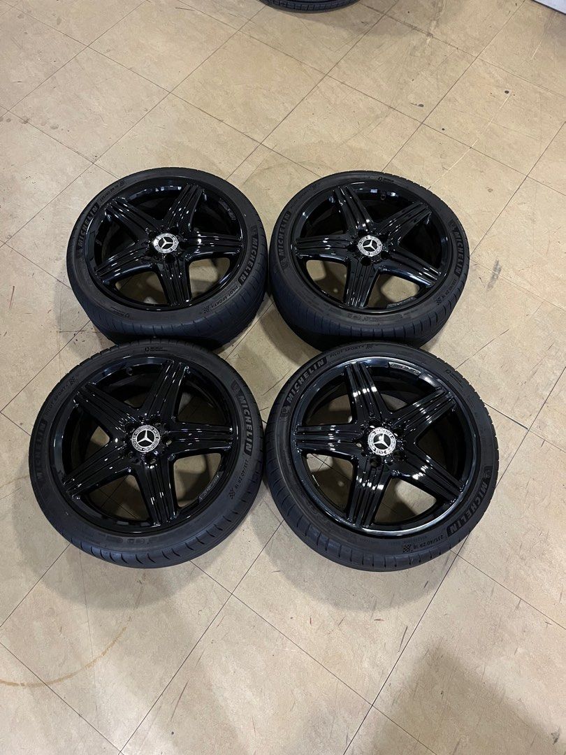 18 inch Original Mercedes-benz rims, Car Accessories, Tyres & Rims on ...