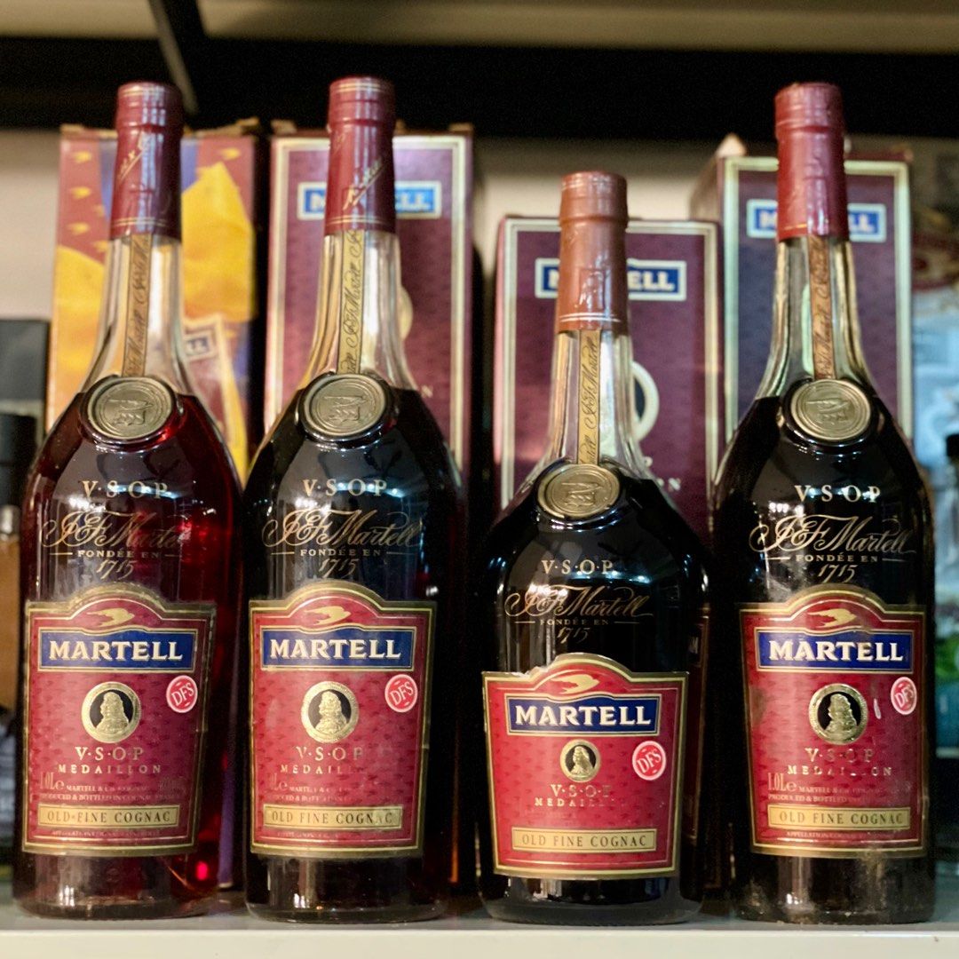 1L Martell VSOP Cognac Medallion Blend slightly dry 1000ml, Food ...