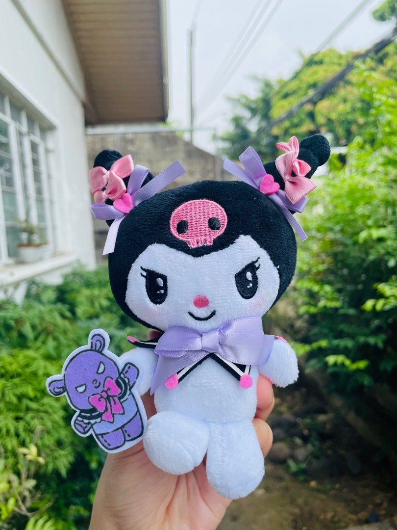 2022 Sanrio Smile Kuromi & Baku plush charm (15cm), Hobbies & Toys, Toys & Games on Carousell