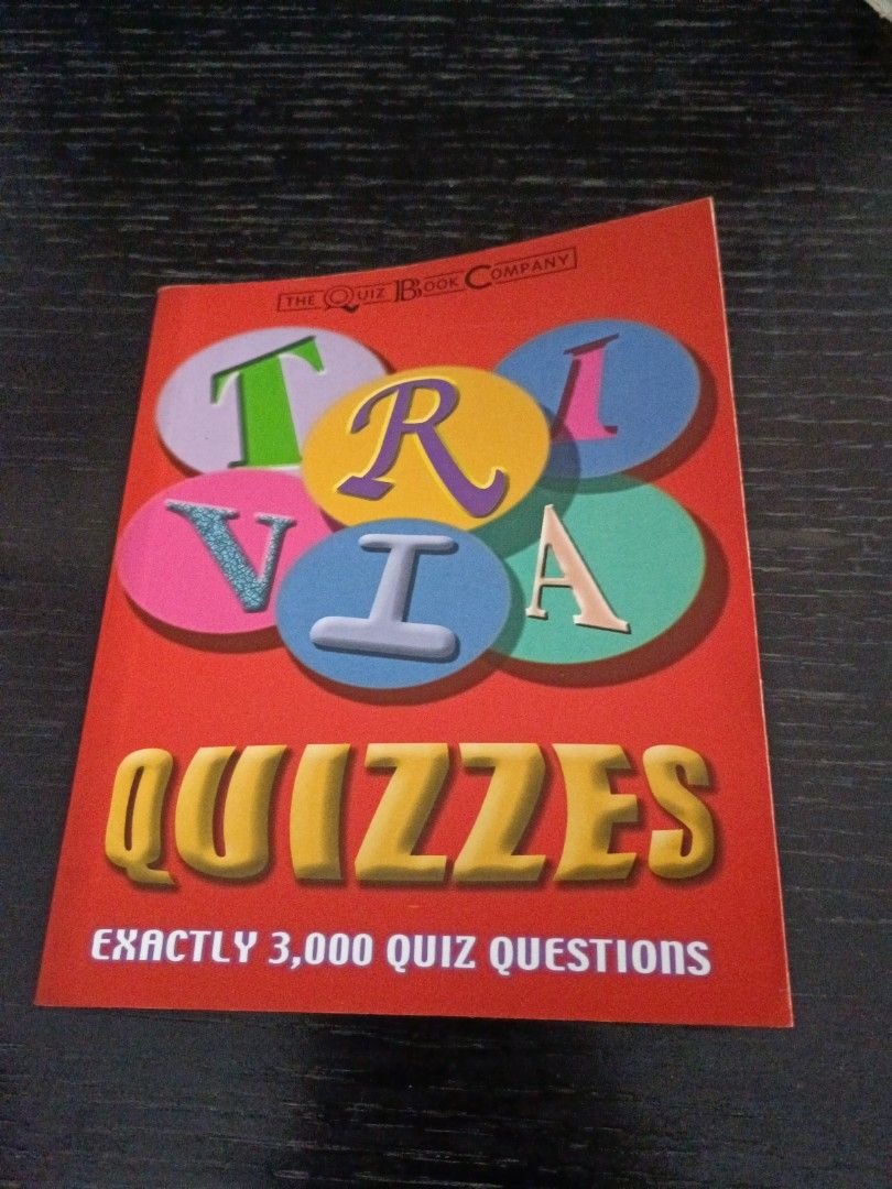 3000 Trivia Quizzes, Hobbies & Toys, Books & Magazines, Magazines on ...