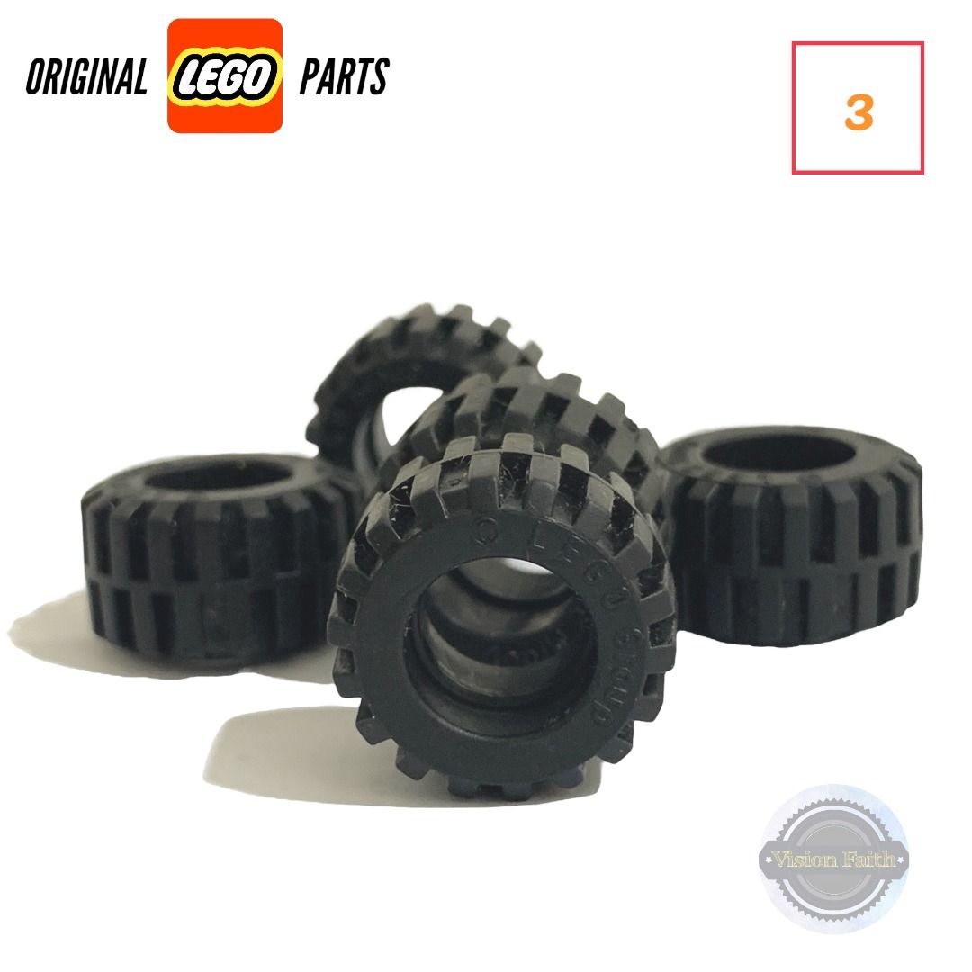 3. LEGO TIRE PARTS # 87697 - 21mm D. x 12mm | Offset Tread Small Wide ...