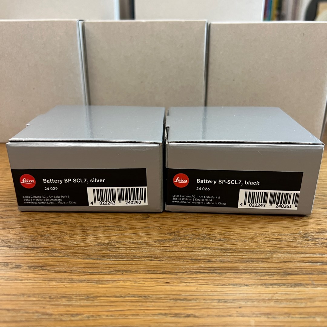 全新 Leica M11 M11-P 電池 BP-SCL7 Lithium-Ion Battery black and silver, 攝影 ... 全新 Leica M11 M11-P 電池 BP-SCL7 Lithium-Ion Battery black and silver, 攝影 ...