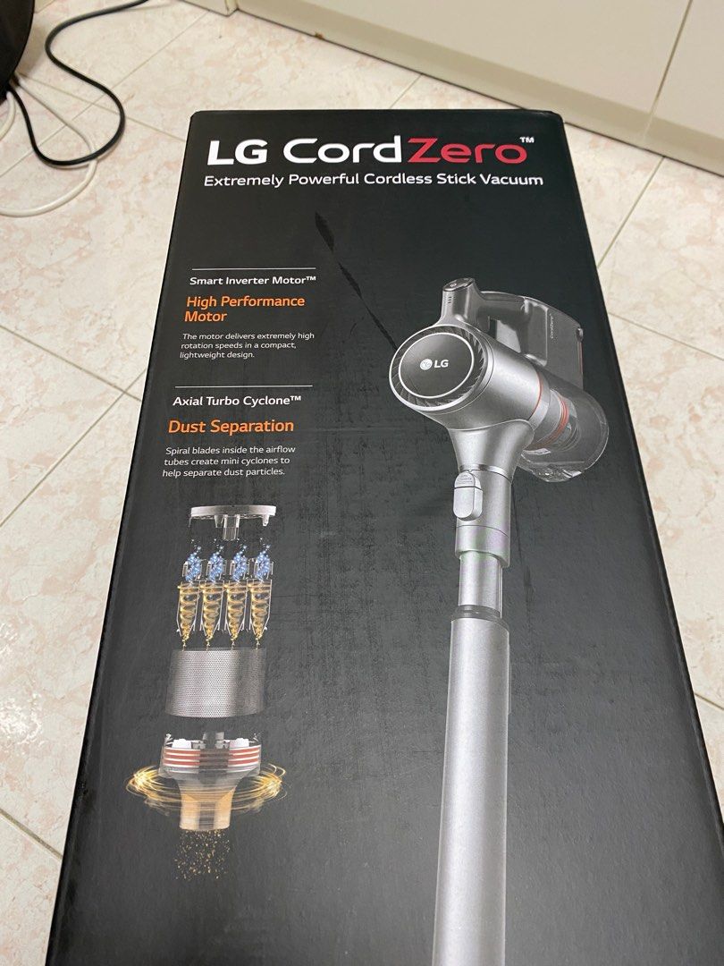 全新 LG Cord zero, 家庭電器, 吸塵機 ＆ 家居清潔電器 - Carousell