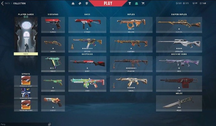 A3 SUPER-STACKED 9 KNIVES Valorant Account RUIN RGX 11Z PRO BLADE ...