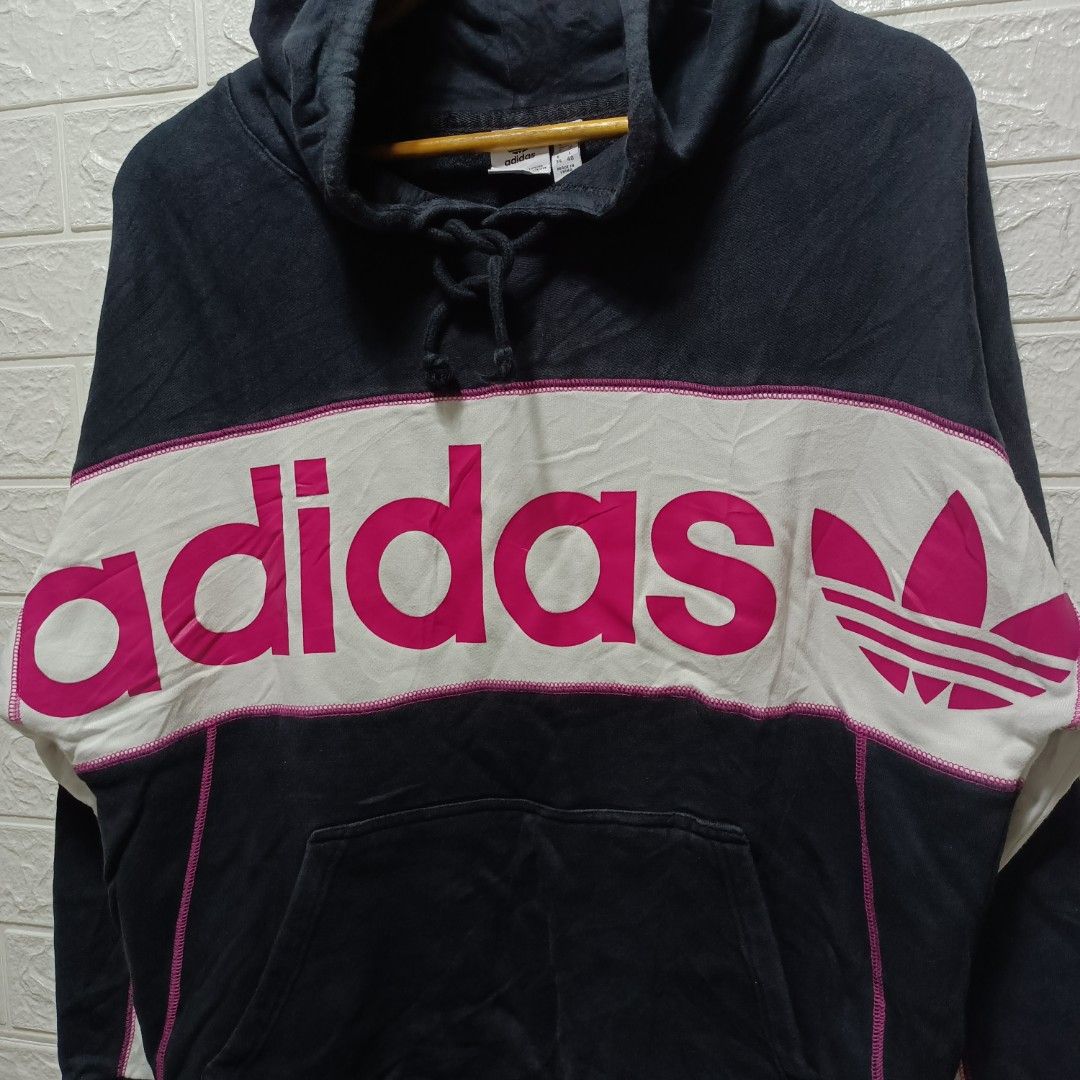 Adidas big spell out logo unisex, Men's Fashion, Coats, Jackets and ...
