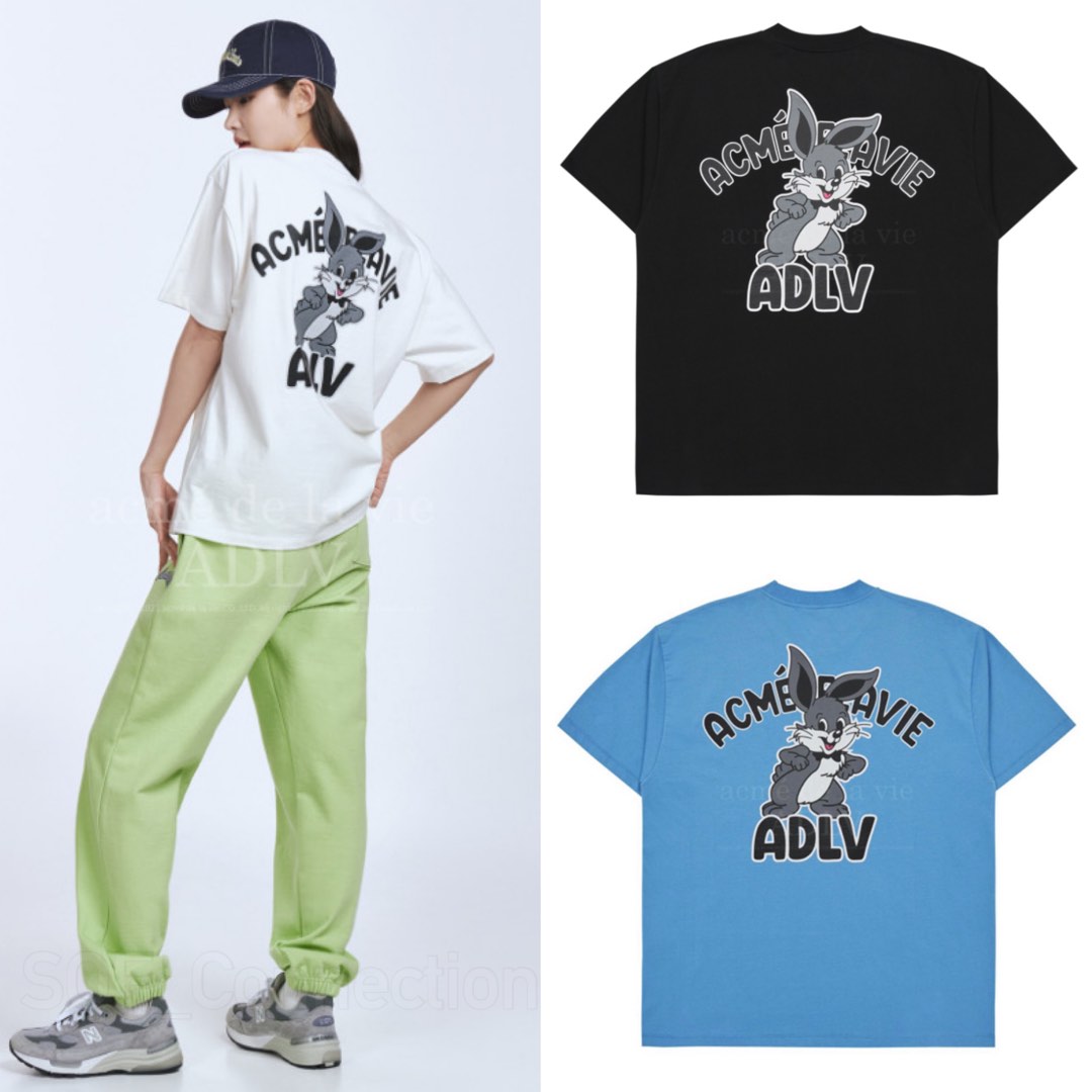 [ADLV] Cartoon Rabbit T-Shirt, Men's Fashion, Tops & Sets, Tshirts ...