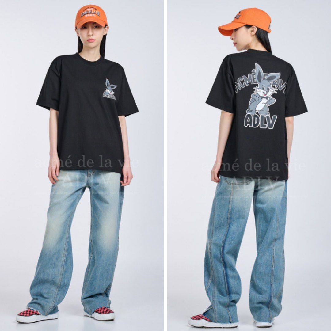 [ADLV] Cartoon Rabbit T-Shirt, Men's Fashion, Tops & Sets, Tshirts ...