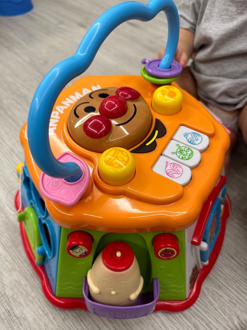 Agatsuma Anpanman Big Greedy Box 7 sided, Babies & Kids, Infant ...