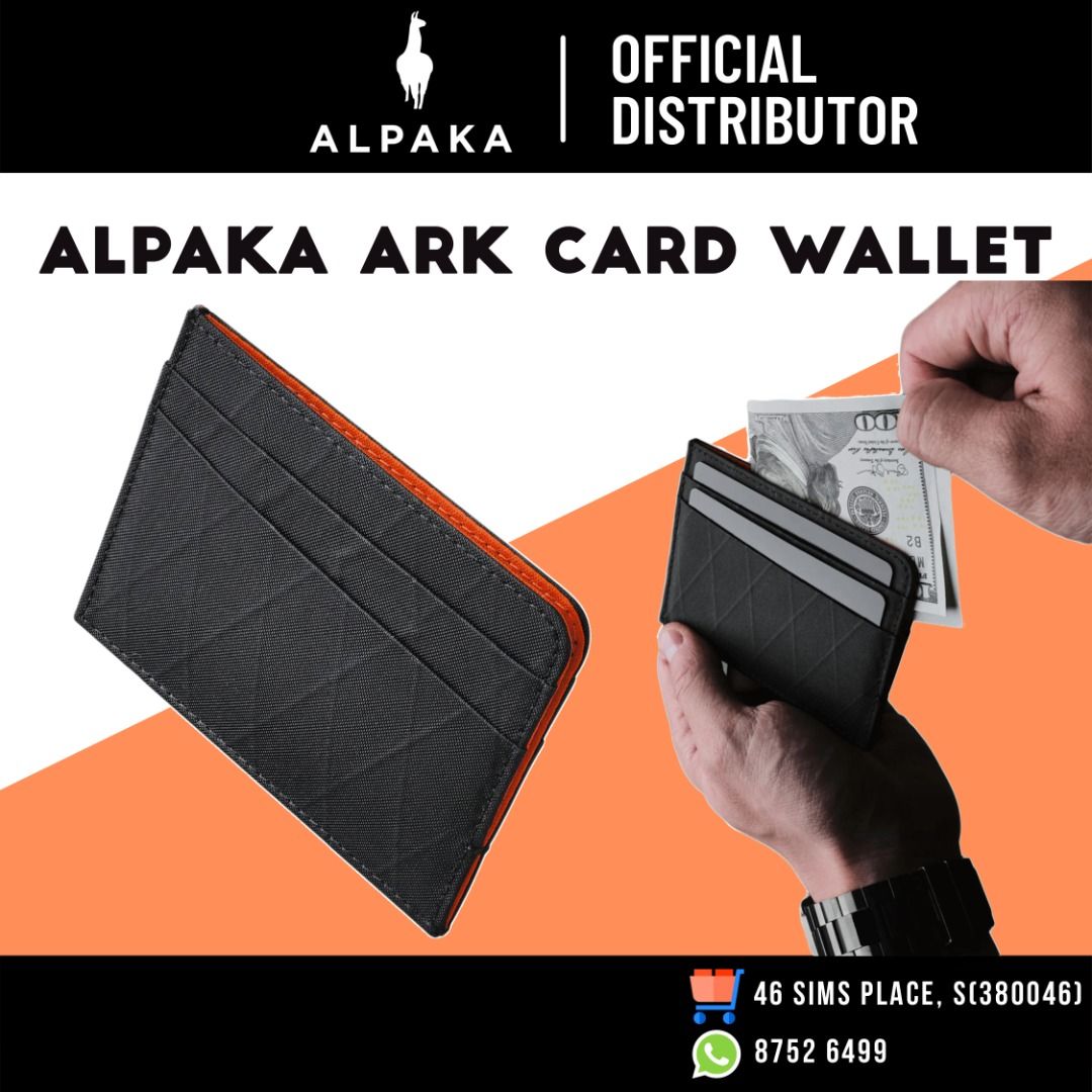 ALPAKA ARK Card Wallet Holds 4-6+ Cards + Main Opening For Cash ...