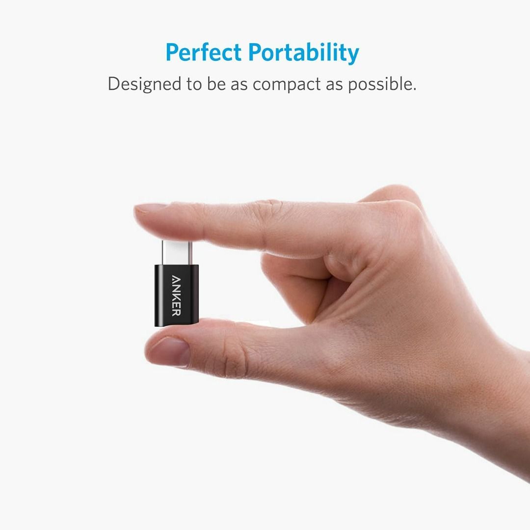Anker USB C Adapter, [4 in 1 Pack] USB C (male) to Micro USB Adapter ...