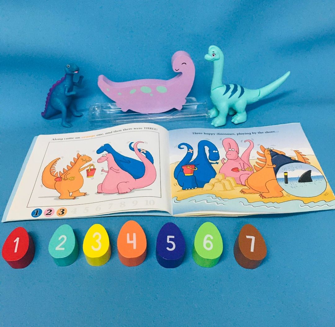 Ankyo Stack and Balance Wooden Dinosaur Egg Toys Bundle on Carousell