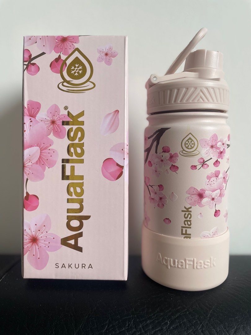 Aquaflask Limited Edition Sakura 14oz, Everything Else, Others on Carousell