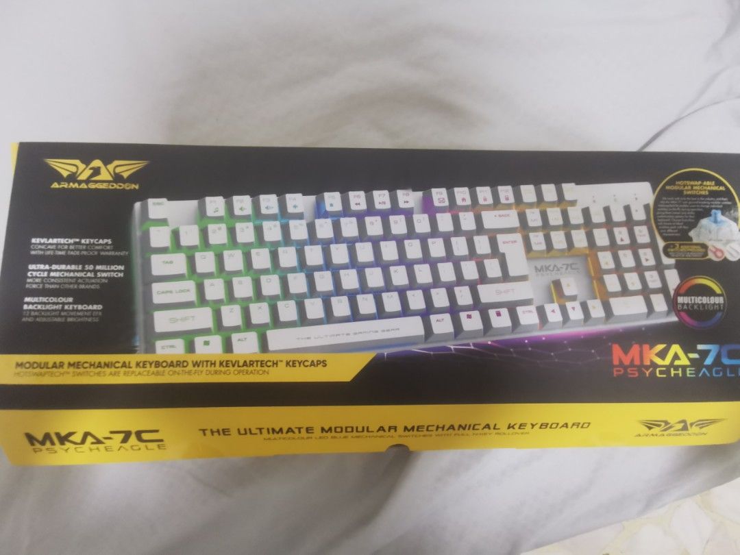 Armaggeddon MKA-7C Wired Mechanical Keyboard, Computers & Tech, Parts ...