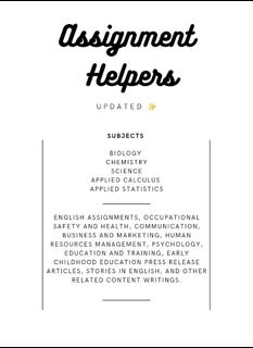 Assignment helper RM 30- RM 80, Services, Tuition on Carousell