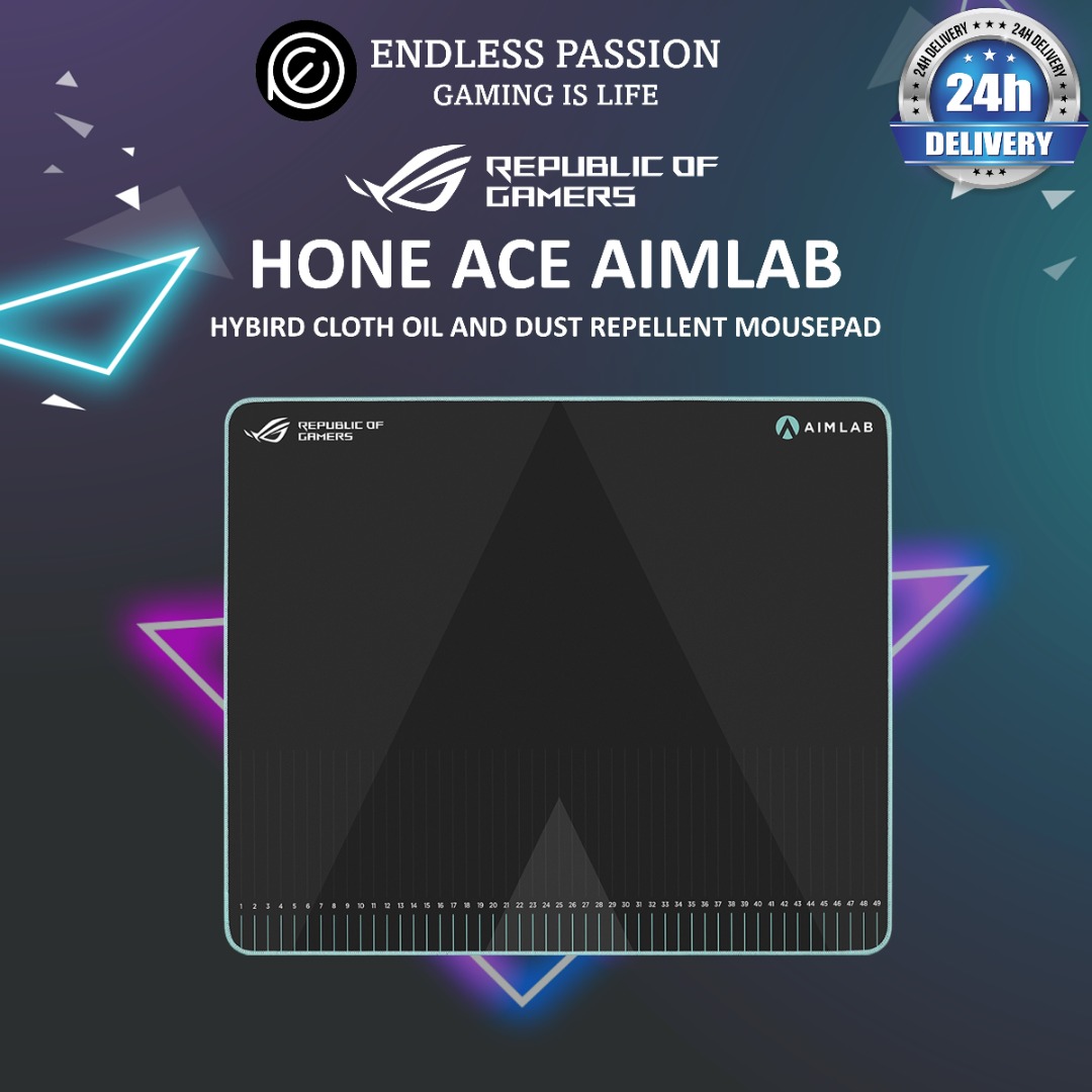 ASUS ROG Hone Ace AimLab Mousepad, Computers & Tech, Parts & Accessories, Mouse & Mousepads on ...