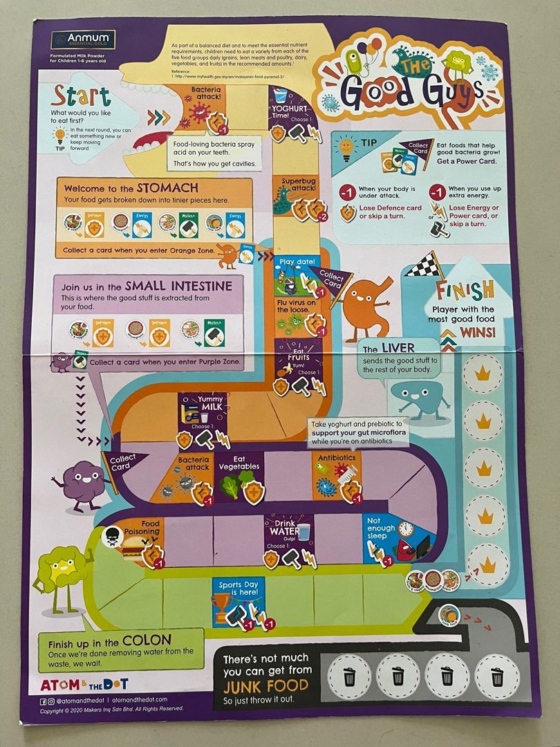 Atom & the Dot The Good Guys Board Game, Hobbies & Toys, Toys & Games on Carousell