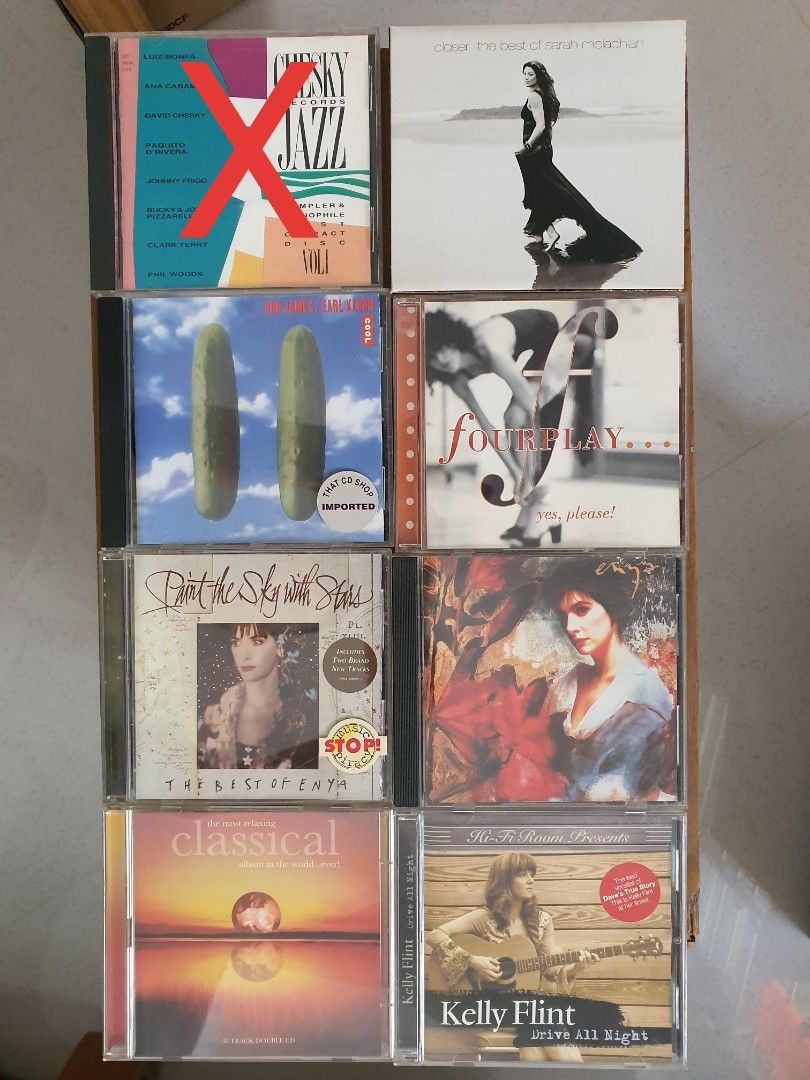 Audiophile Jazz Vocal CDs - Ella Fitzgerald/Chris Spheeris/Classical/Kitaro/Kelly Flint/Stanley ...